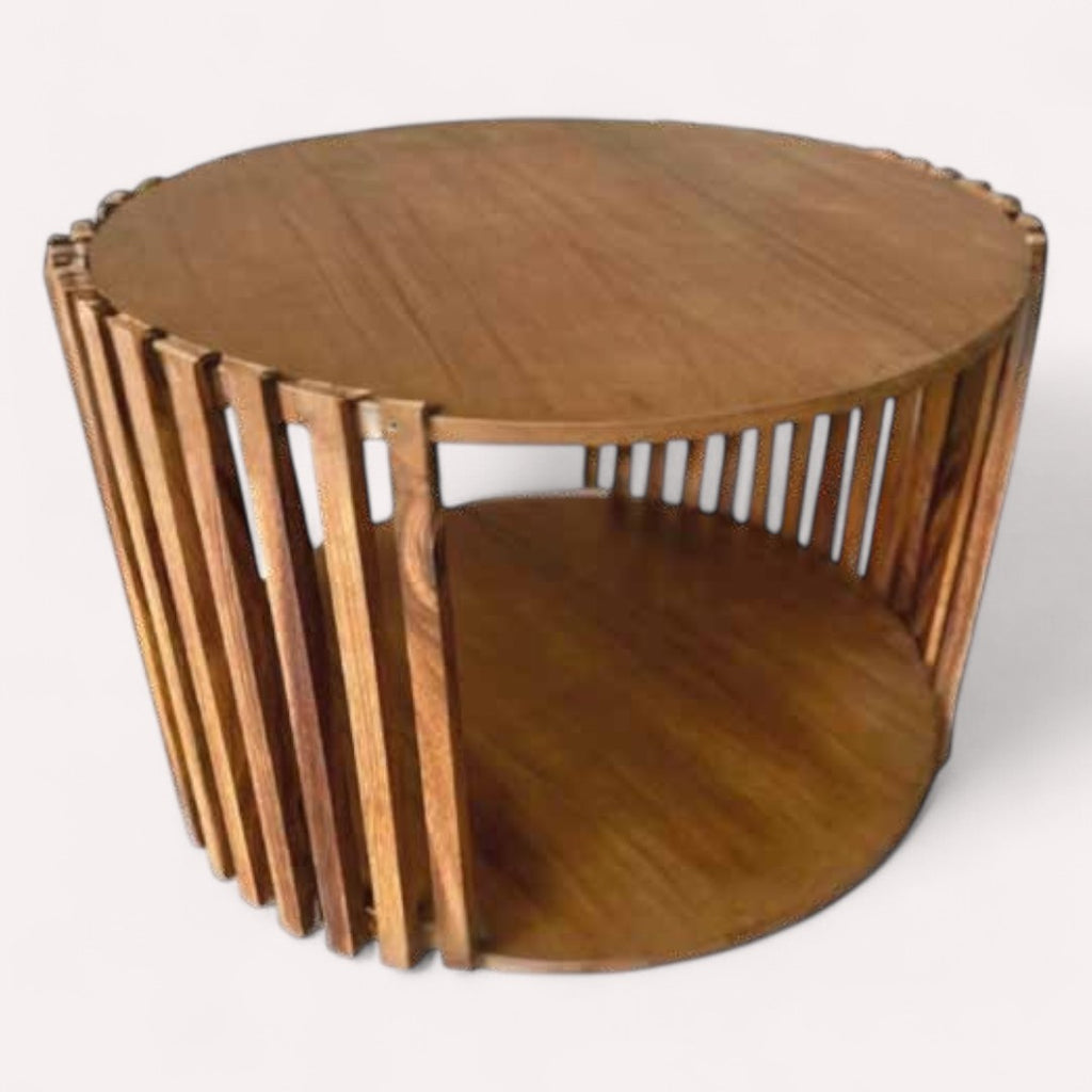 Mesa De Centro Lineal Parota Cbfurniture Espacios Atemporales
